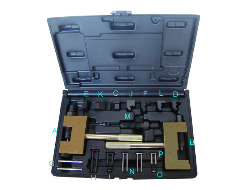 MERCEDES BENZ TIMING CHAINS RIVETING TOOL SET-SINGLE ROW AND DOUBLE ROW ...