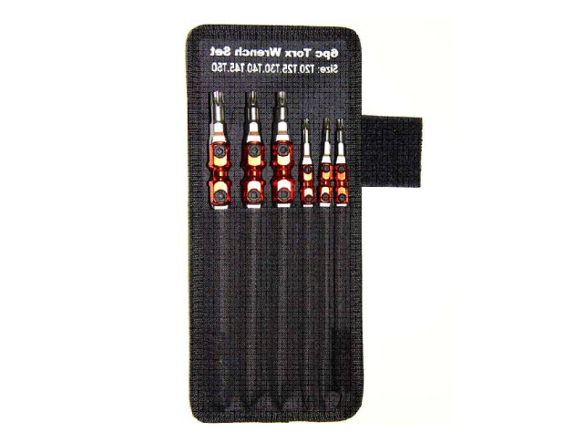 6 PCS DOUBLE JOINT TORX KEY SET SIZE : T20, T25, T30, T40, T45, T50 ...