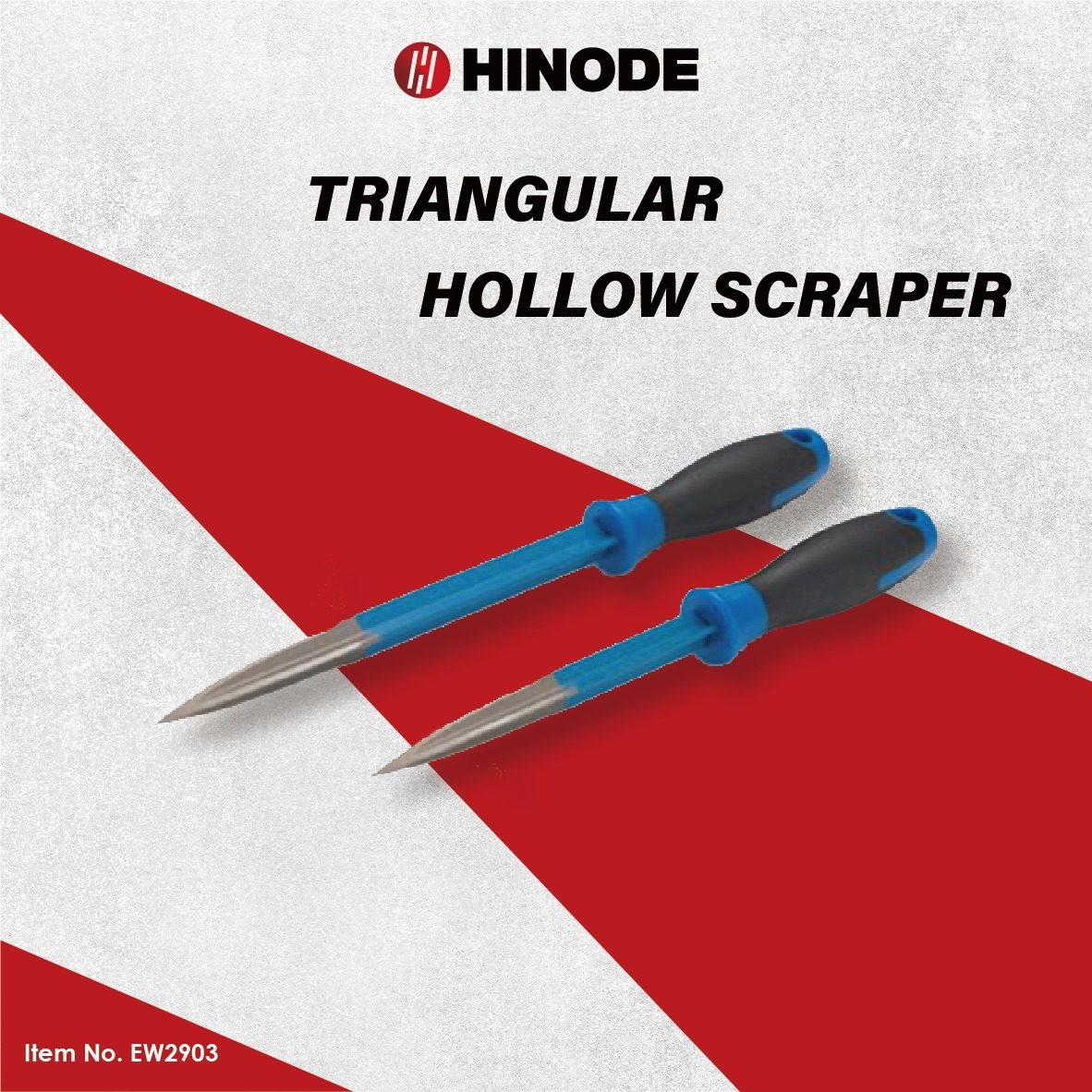 TRIANGULAR HOLLOW SCRAPER | Hinode Tools